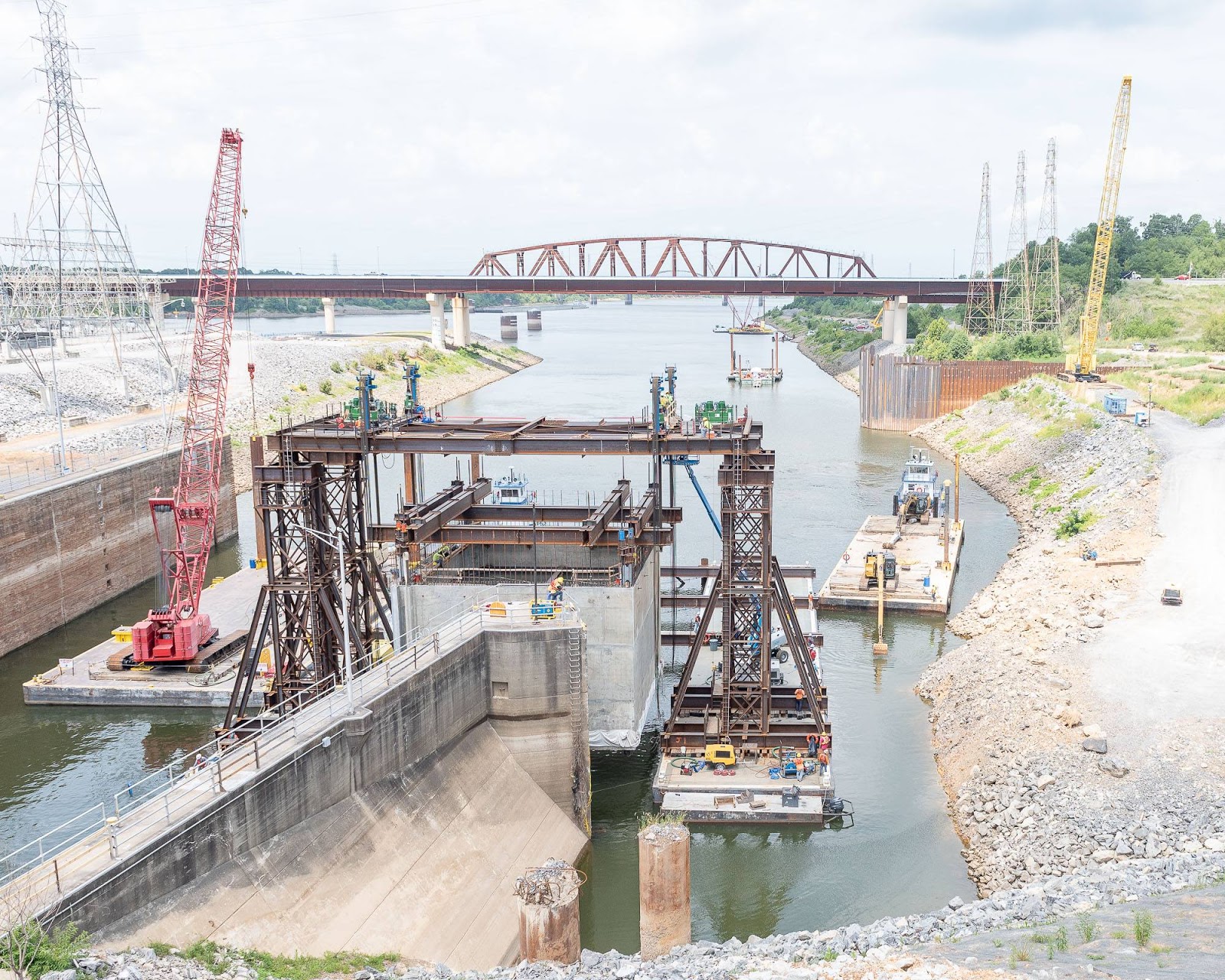 Industrial History: TVA Kentucky Dam, Lock and Tows