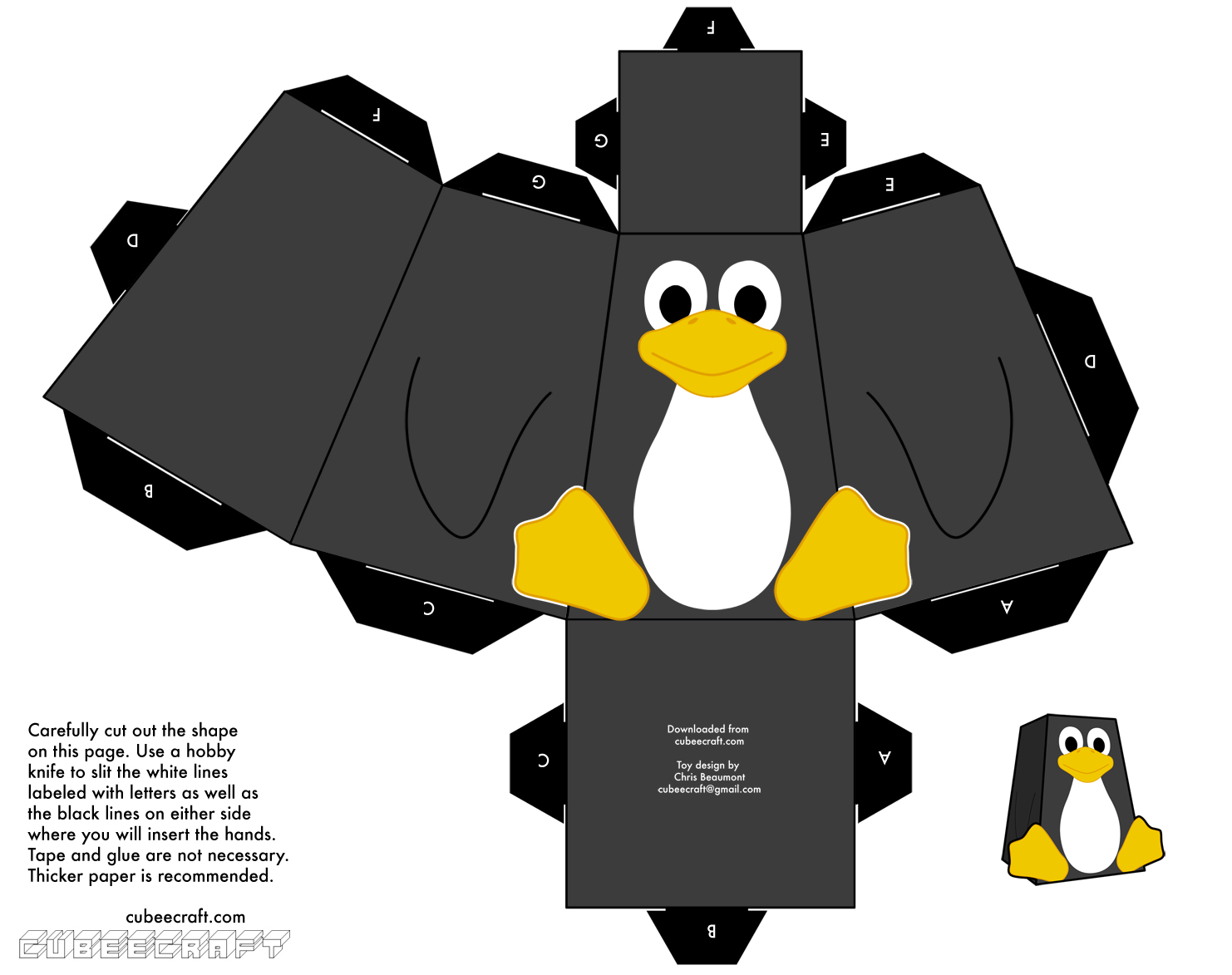 dini create:::..: cubeecraft Tux (linux)