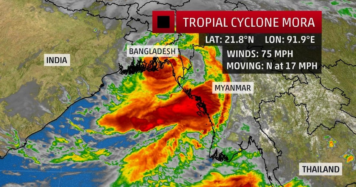 Cyclone mora: Bangladesh Braces for Tropical Cyclone Mora's Landfall ...
