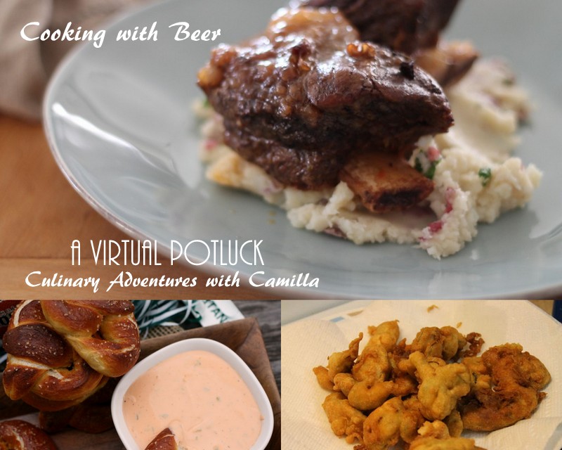 Virtual Potluck: Cooking with Beer {Recipe Round-Up}