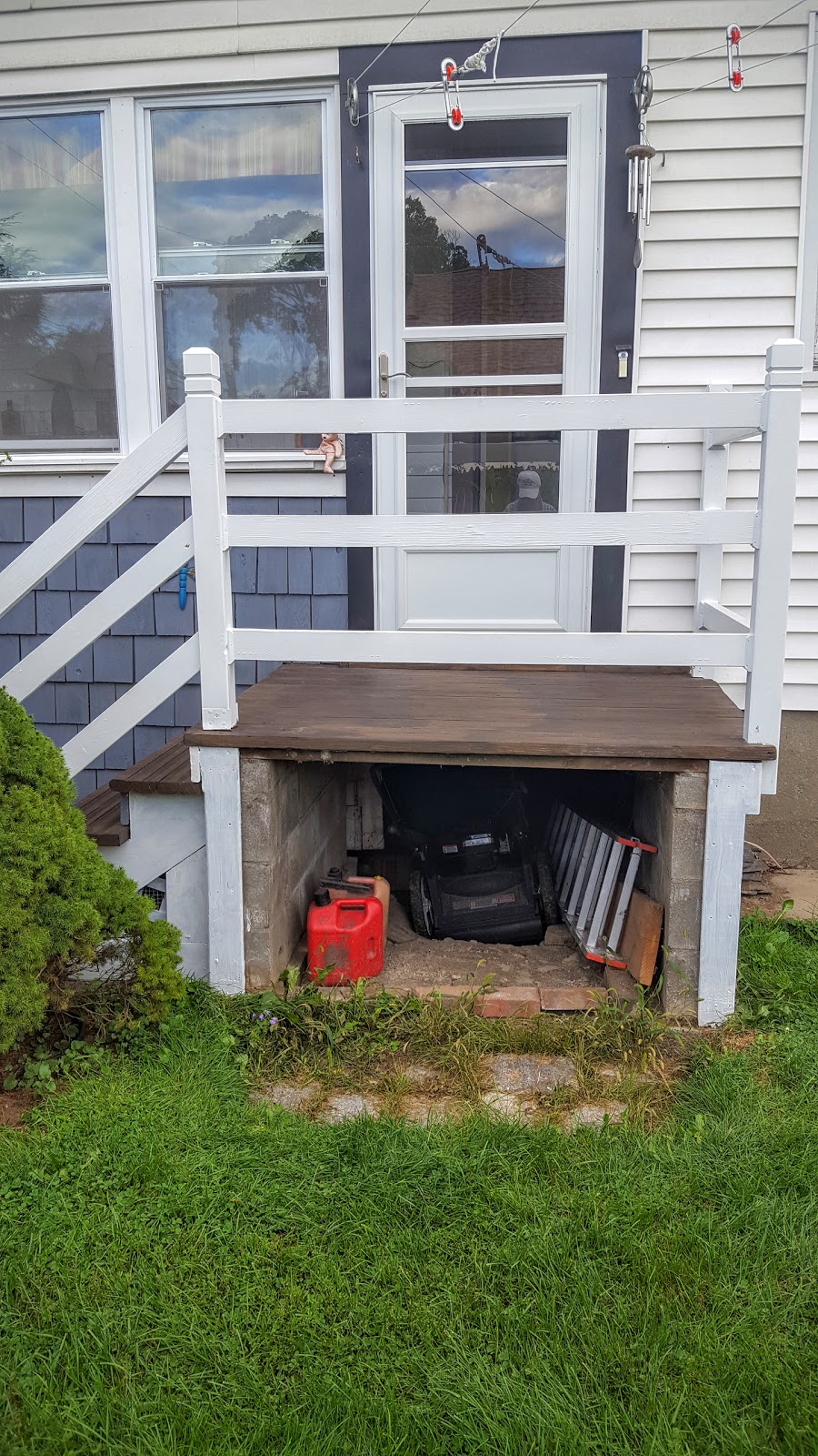 The Back Stoop - Done! (Well, for the most part)