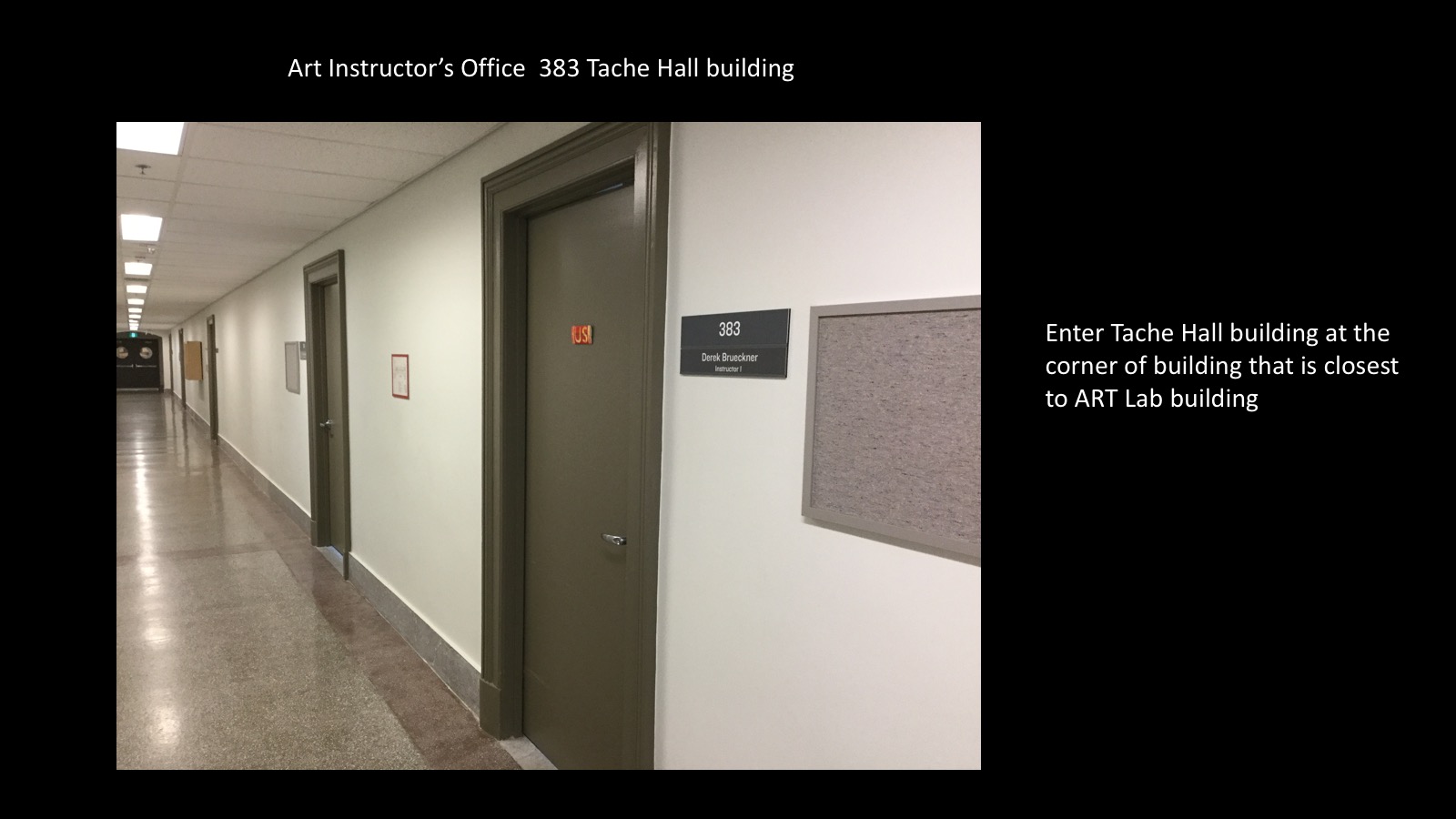 Mathematics in Art Course: HOW TO FIND ART INSTRUCTOR'S OFFICE? 383 ...