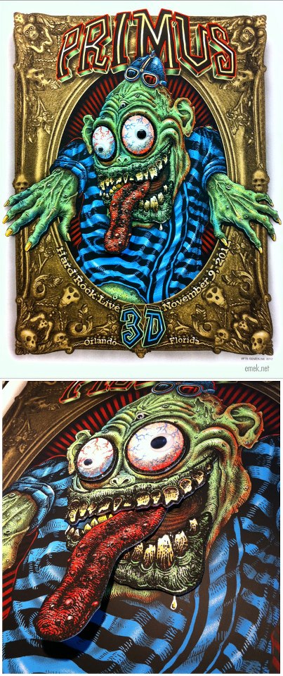 INSIDE THE ROCK POSTER FRAME BLOG: Emek Primus Orlando Poster Release ...