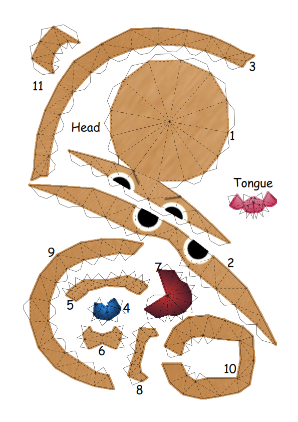 Papercraft Chopper ~ GEMTI18