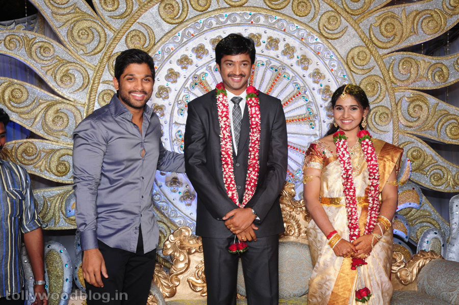 Aryan Rajesh Wedding Reception Photos Stills