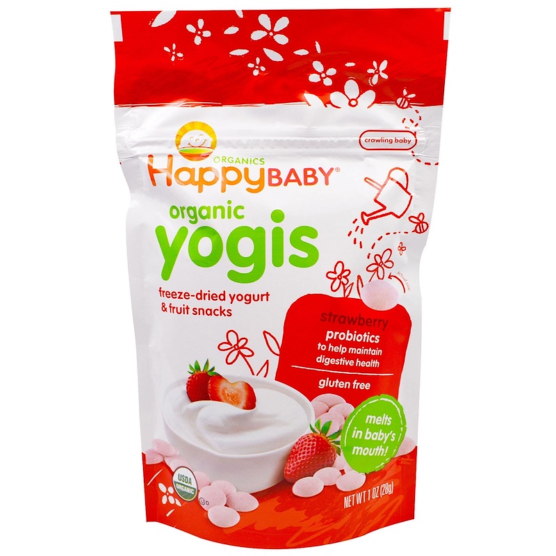 Nurture Inc. (Happy Baby), Organic Yogis, Freeze Dried Yogurt & Fruit ...