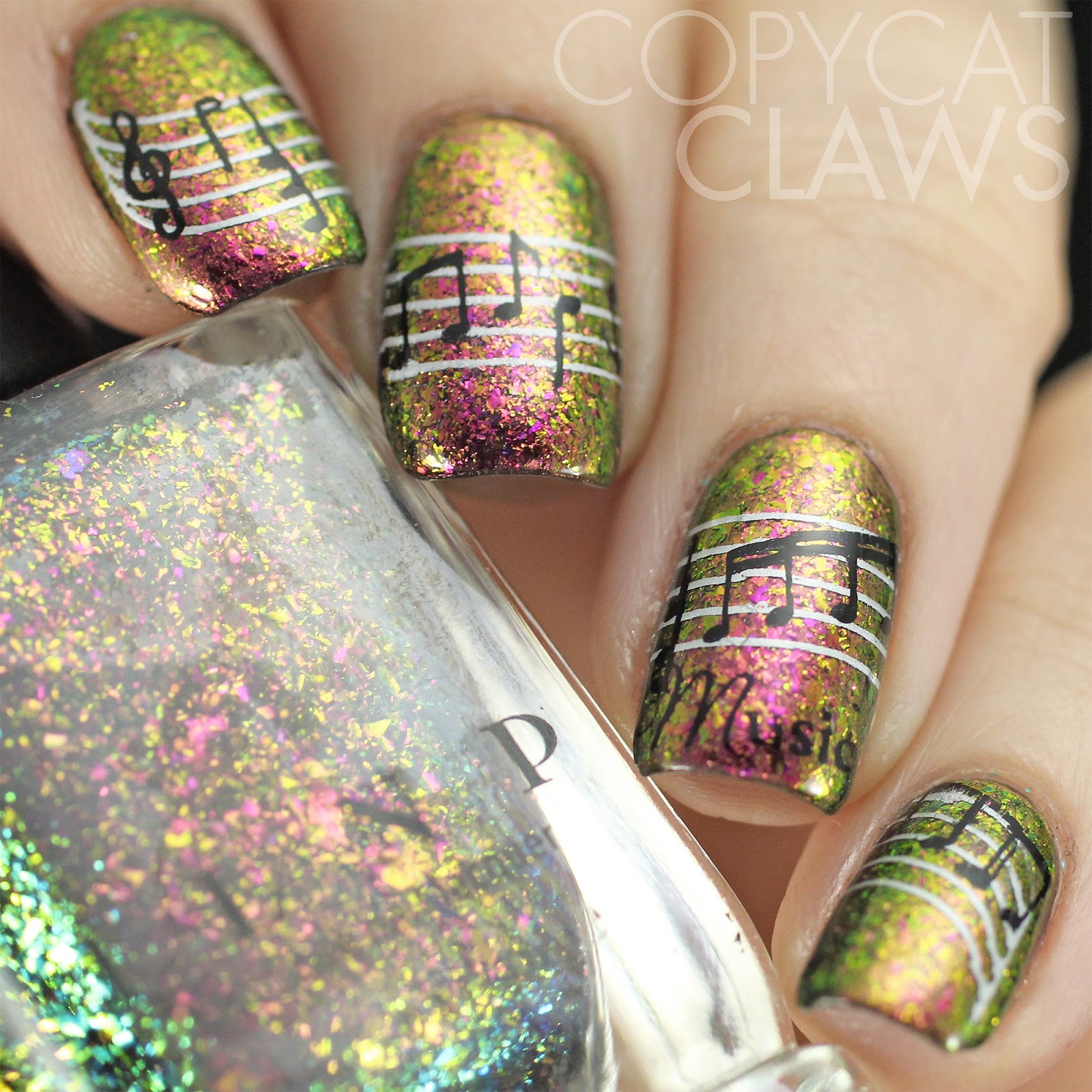 Cute Music Note Nail Designs