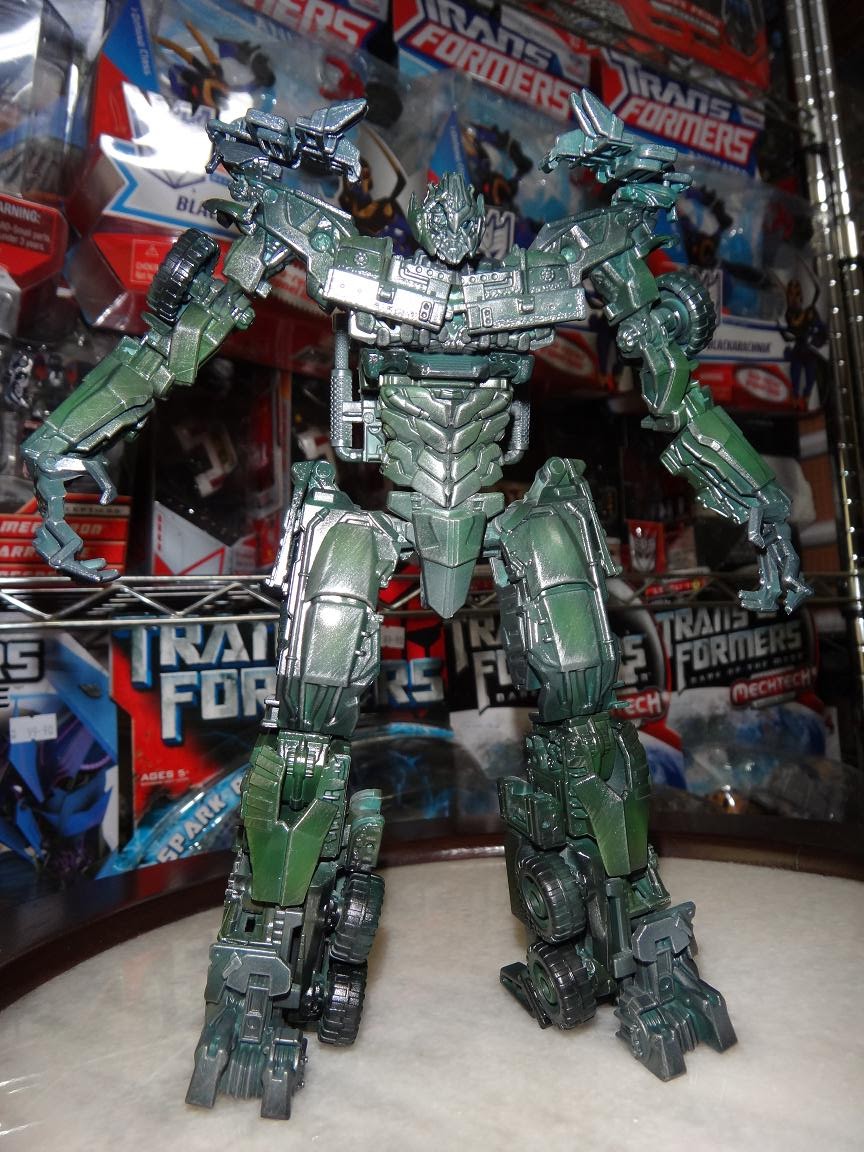 JUST Custom Toy: Repainted Transformers DOTM Voyager Megatron