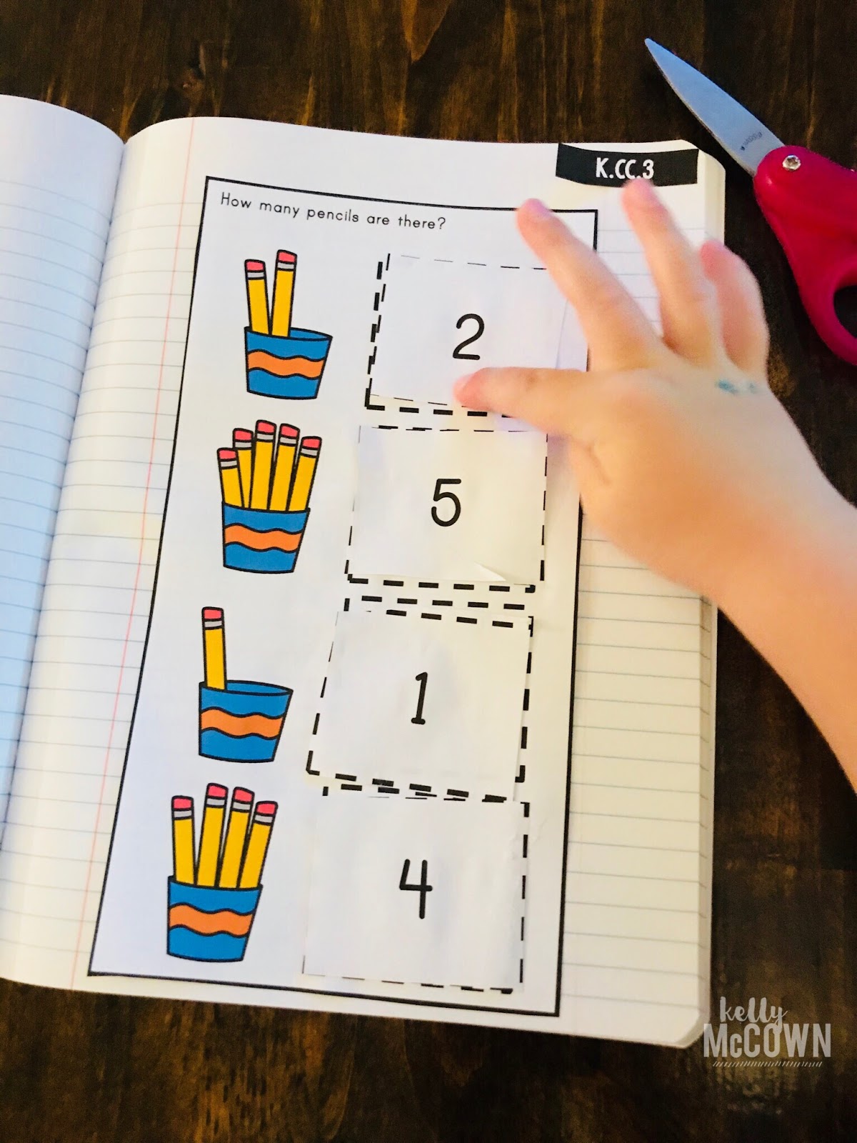 Kelly McCown: Interactive Math Notebook Kindergarten August