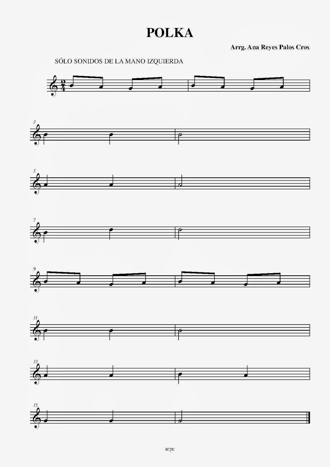 CLASE DE MÚSICA: POLKA