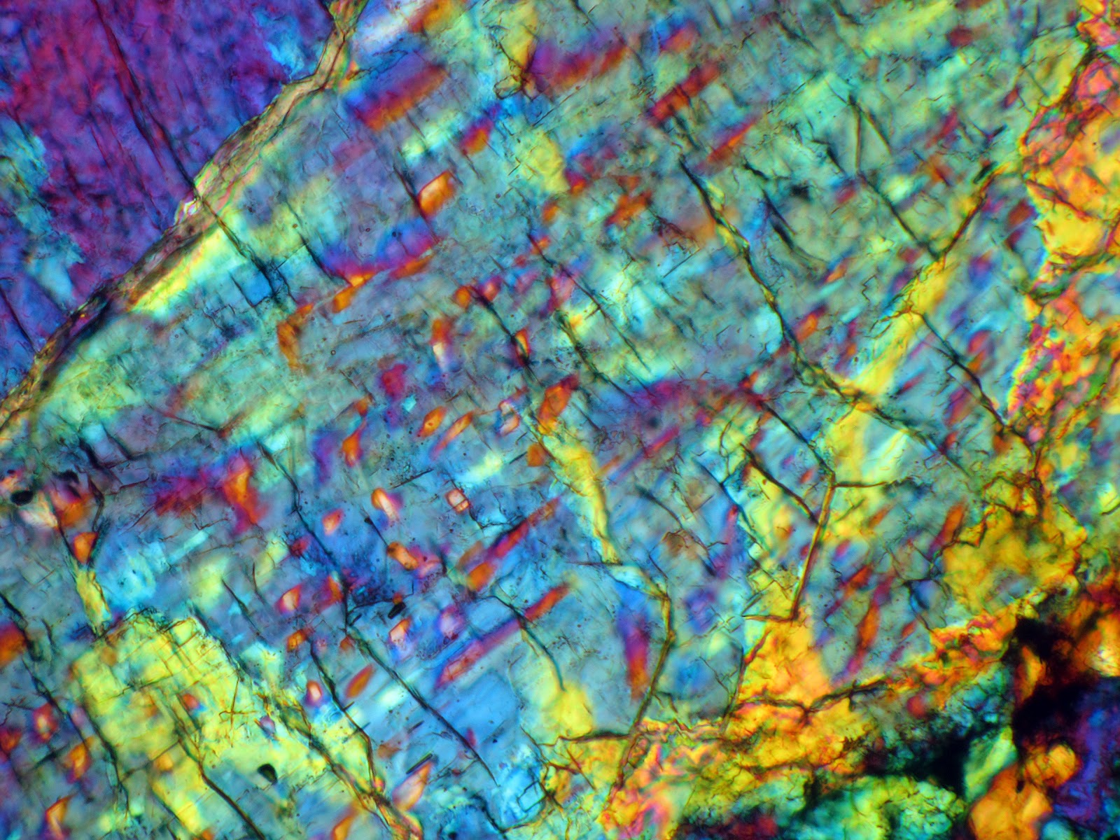 Tom Phillips Thin Sections - Meteorite & Rock Art: NWA6386 Diogenite ...