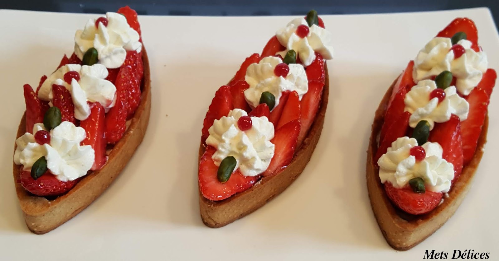 Barquettes aux fraises