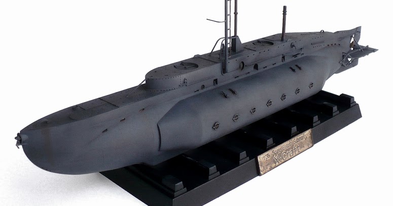 The Great Canadian Model Builders Web Page!: British HMS X-Craft Submarine