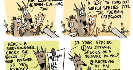 Green Humour: Who's Vermin Again?