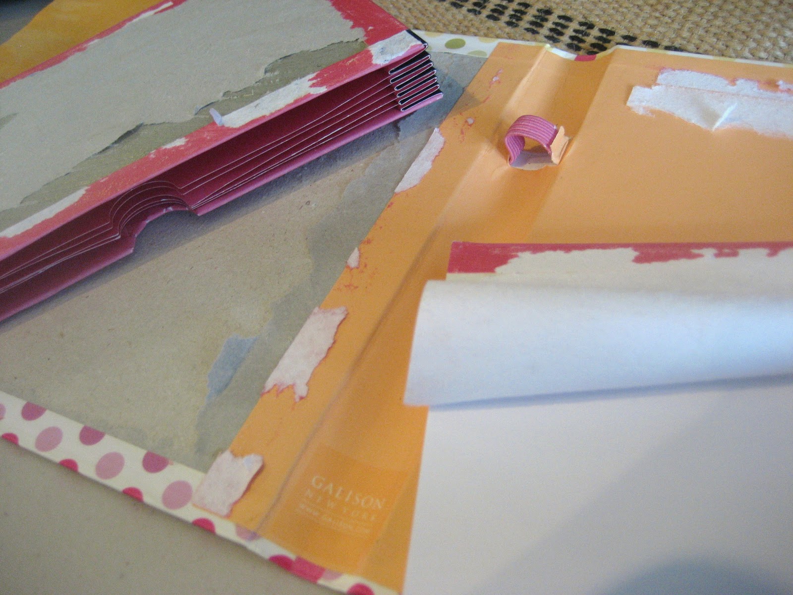 I love that these notebooks even have a place for a pen or pencil!