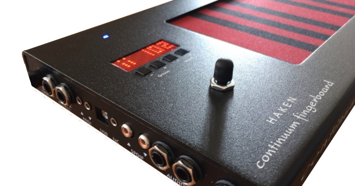 MATRIXSYNTH: A Brand New Continuum! Haken Introduces Slim Continuums ...
