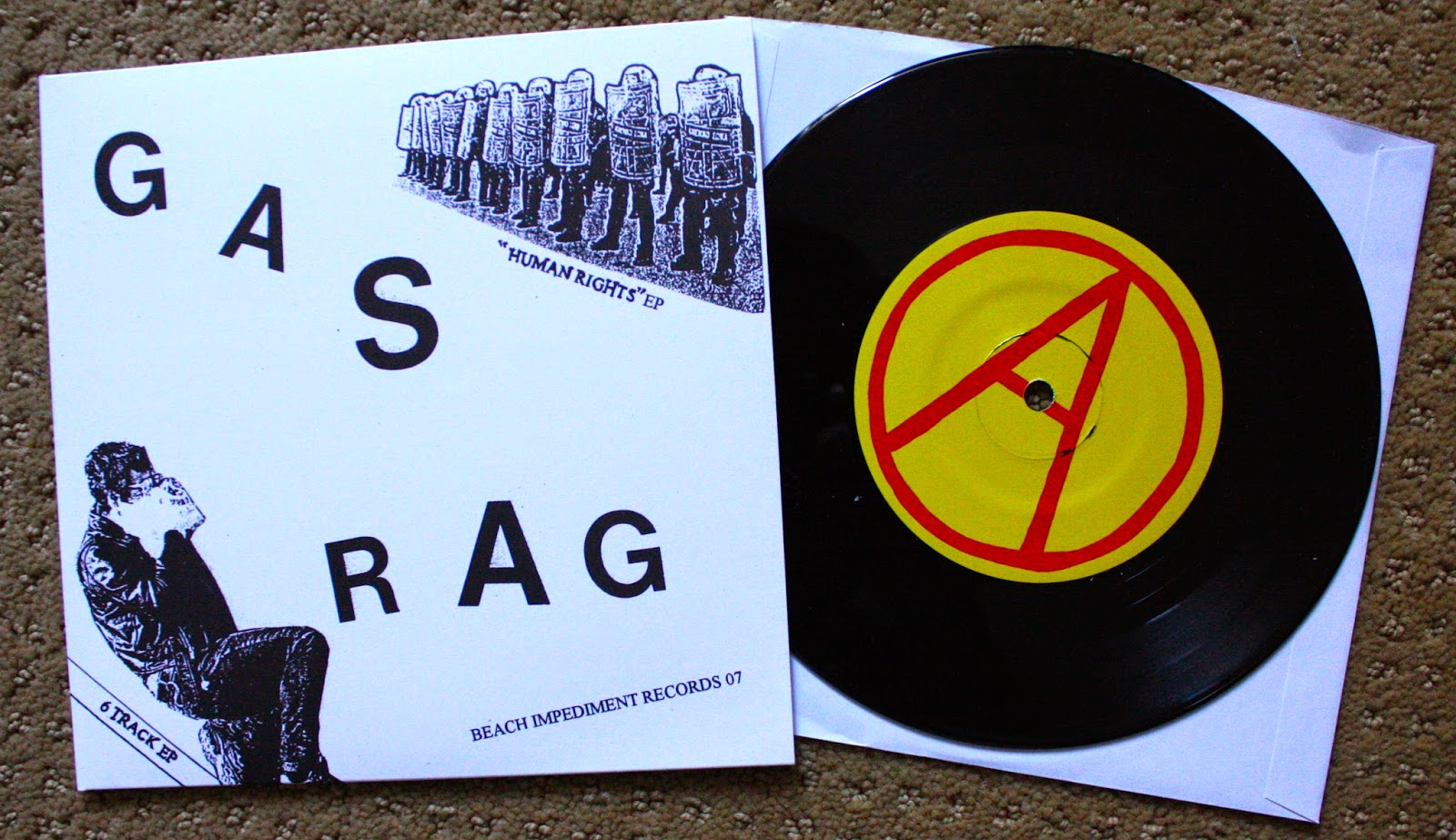 Across Your Face: Gas Rag - Human Rights
