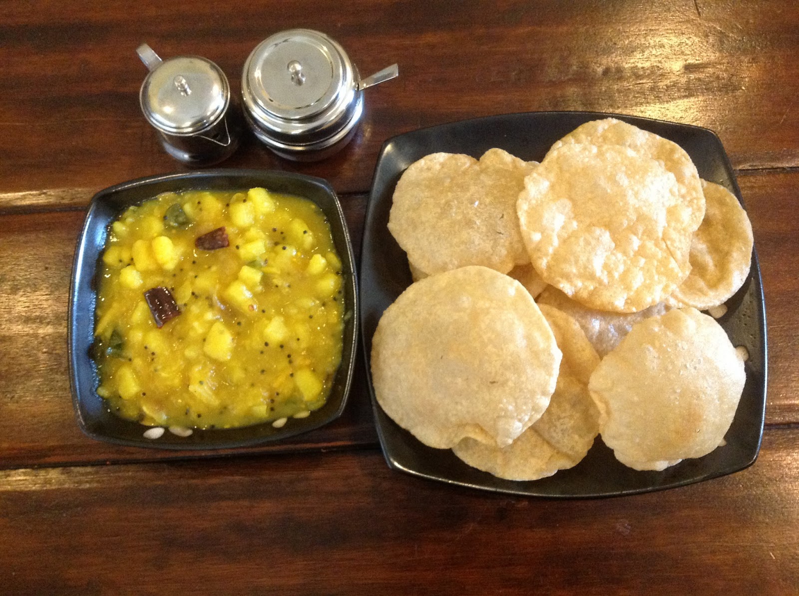 Cooking at Home: Puri with Potato Curry