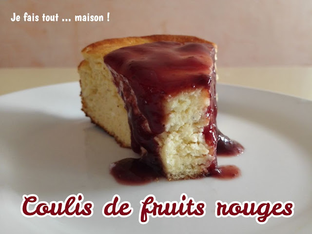 Coulis de fruits rouges