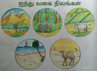 Five type of lands Tamil