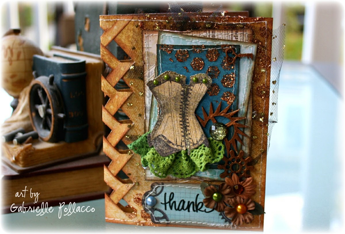 Such a Pretty Mess: Braided Edge Cards {Bo Bunny}