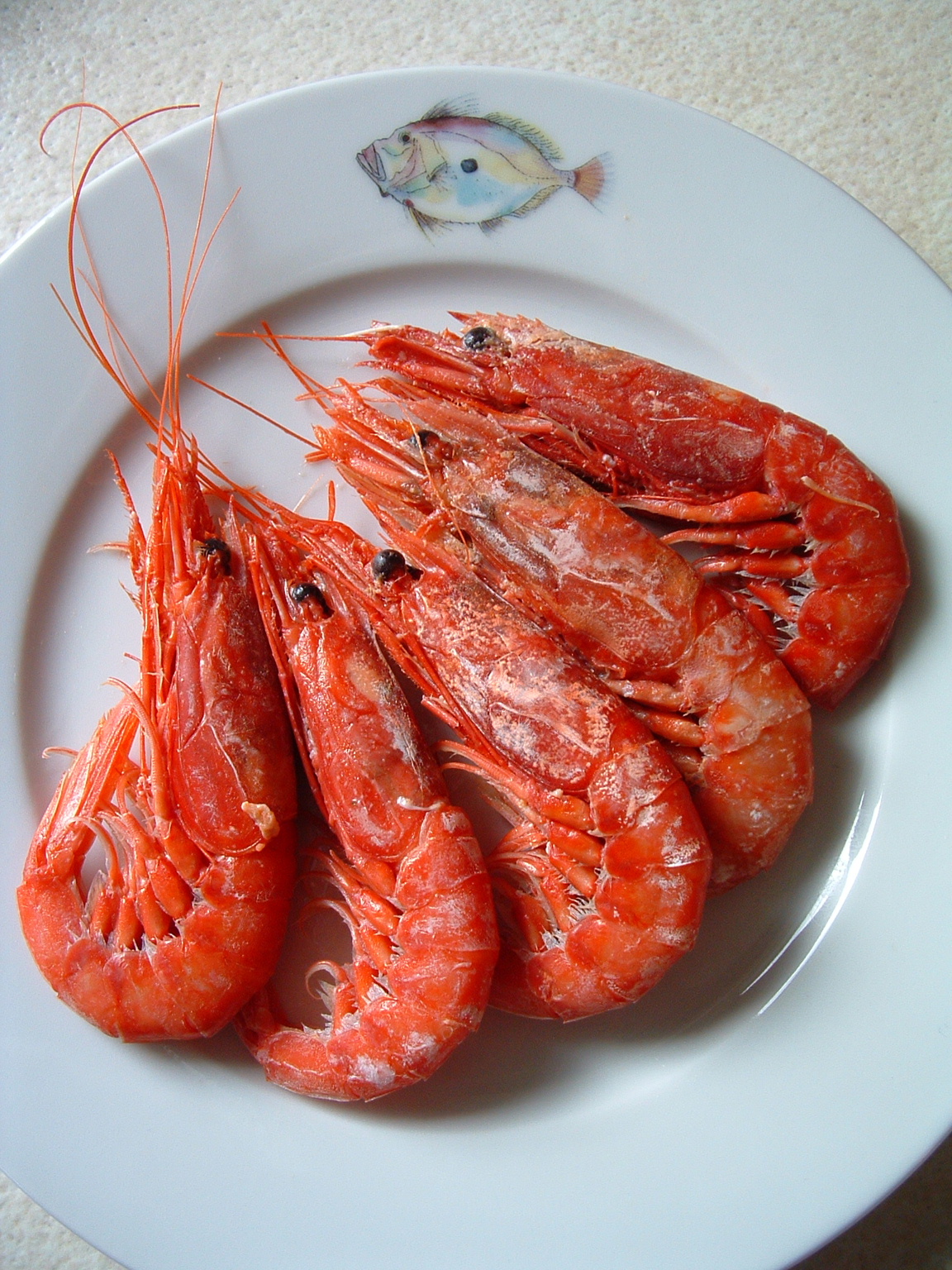 A London Fishmonger: Wild Mediterranean Prawns - Rosso, Rosa & Mazzancolle