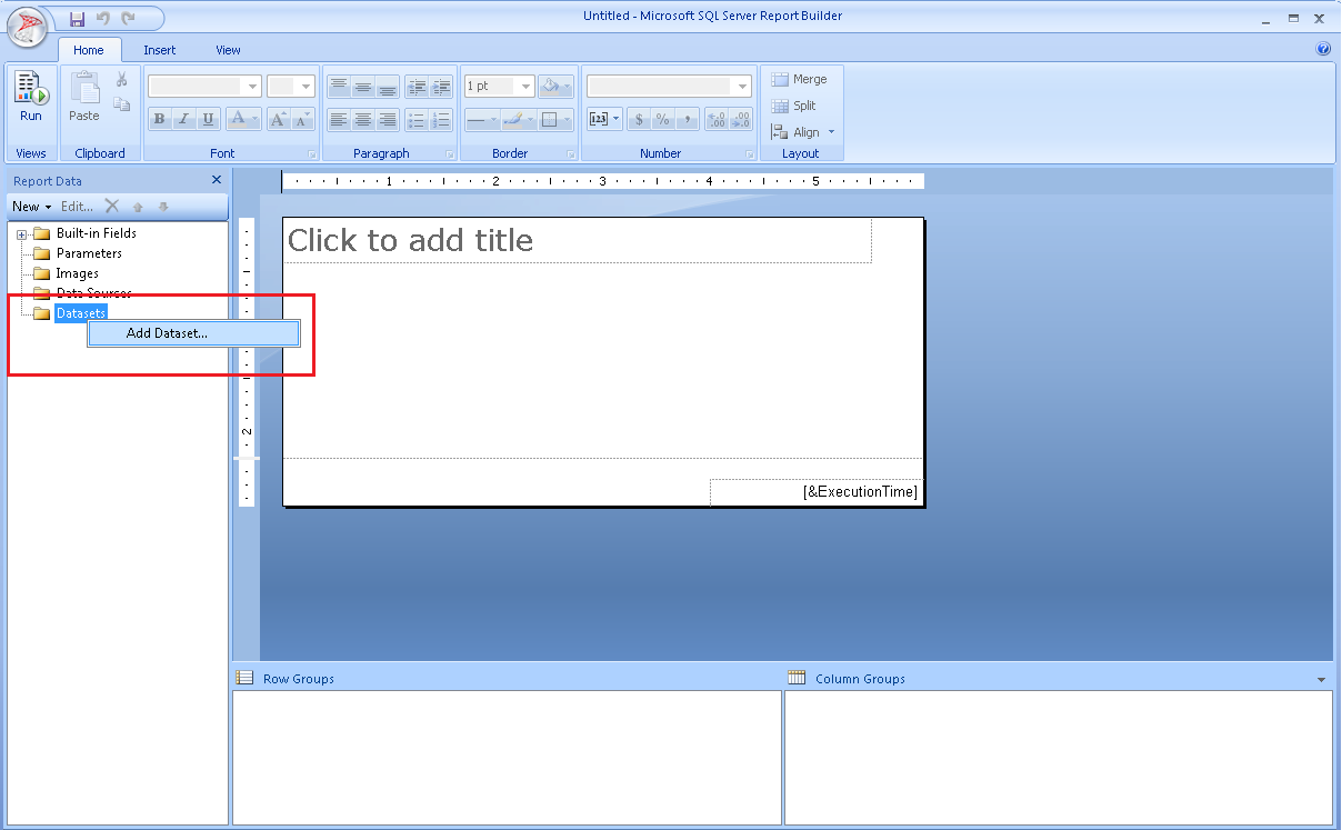 Create Ssrs Report In Sql Server
