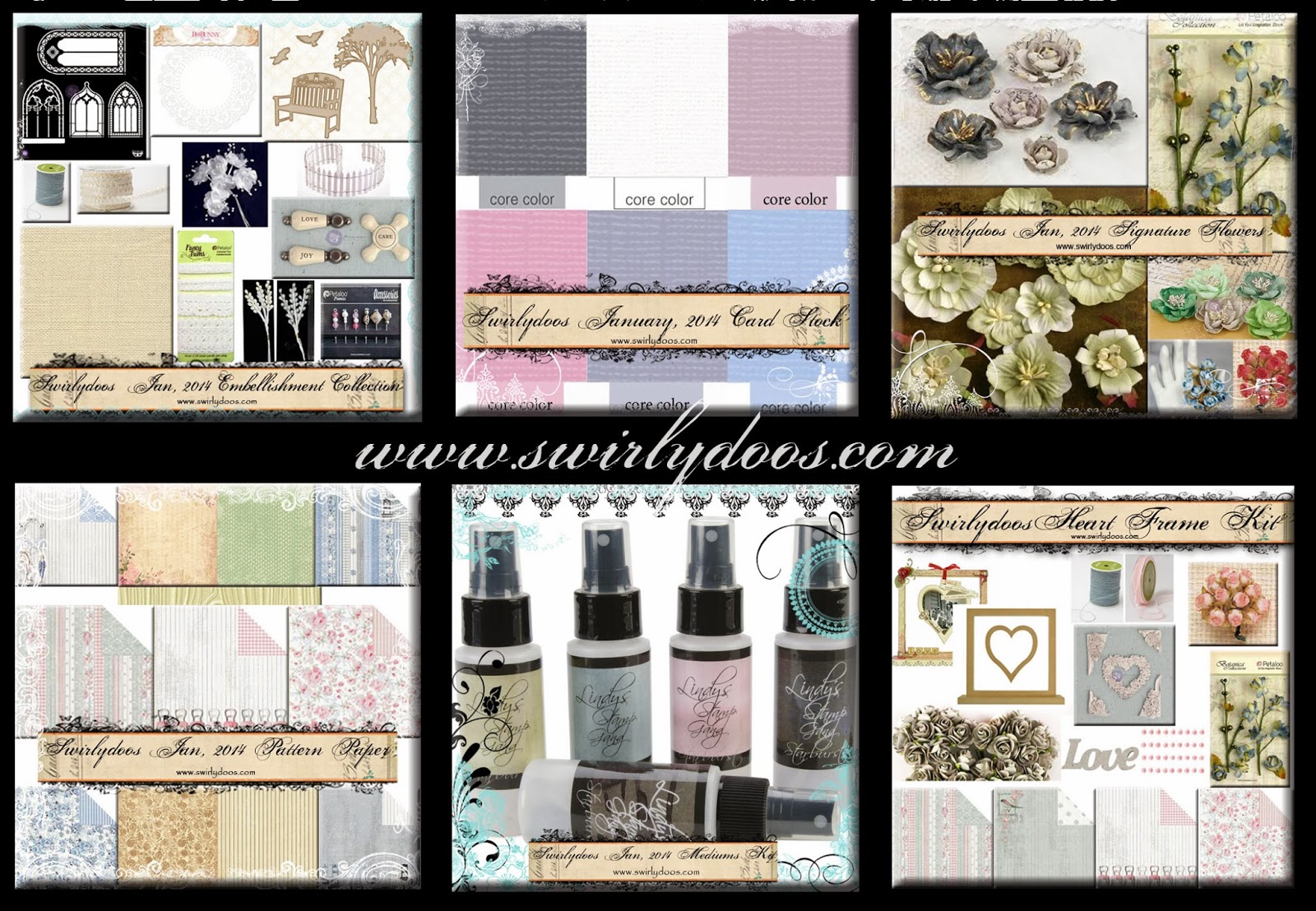 Swirlydoos Scrapbook Kit Club: January Kit Reveal and Blog Hop!