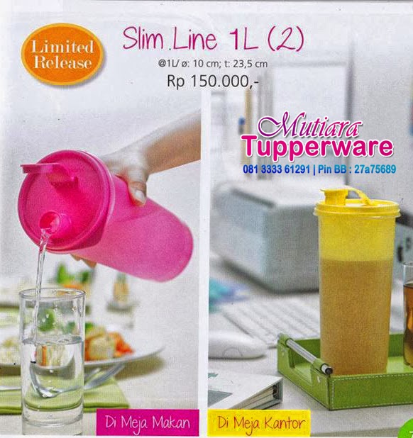 Tupperware Slim Line 1L | Toko Online Tupperware Murah Surabaya