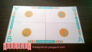 Kate In Primary: Freebie- Cooperative Learning Mats