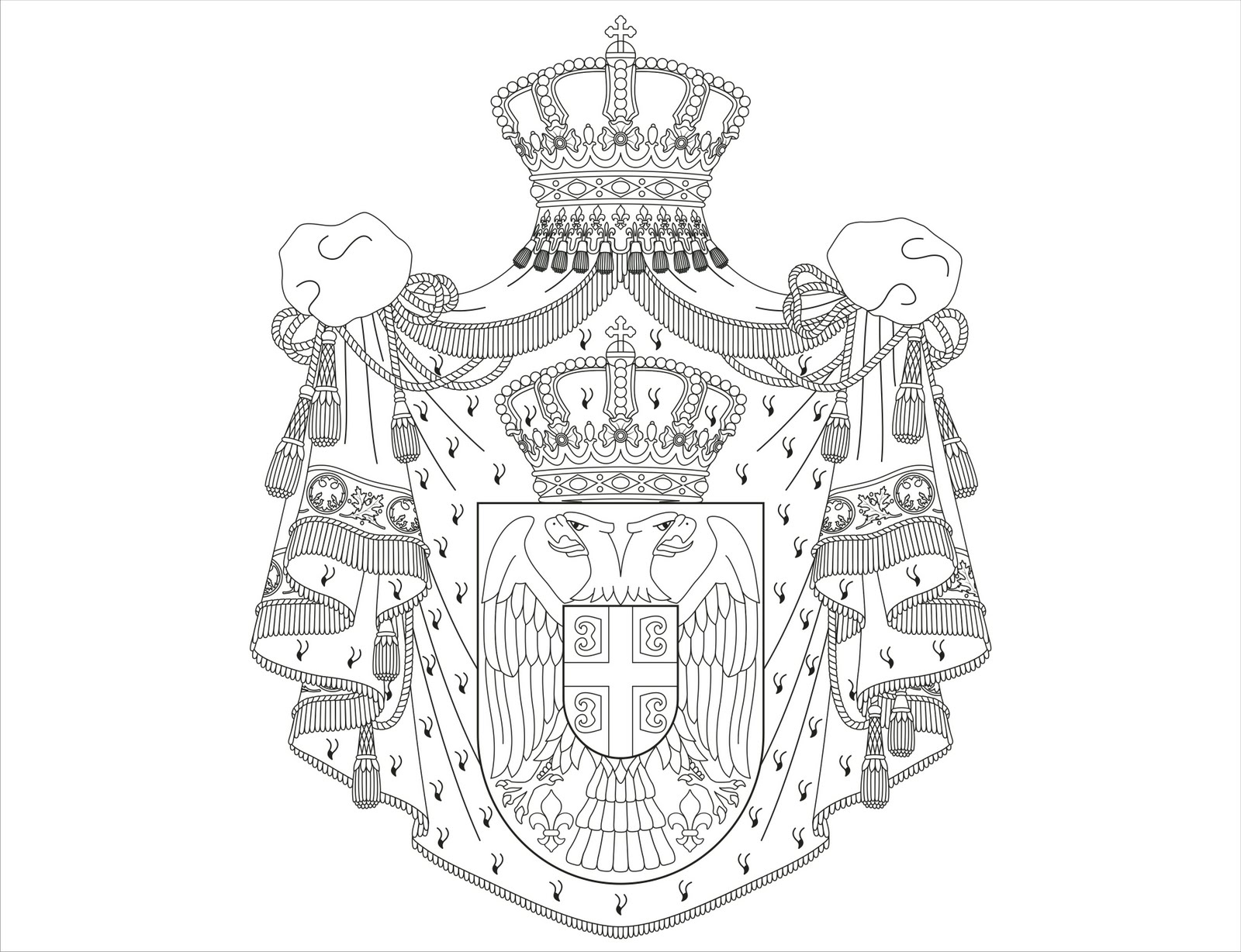 Zastava i grb Srbije - Serbian flag & coat of arms: Grb Srbije - Srpski ...