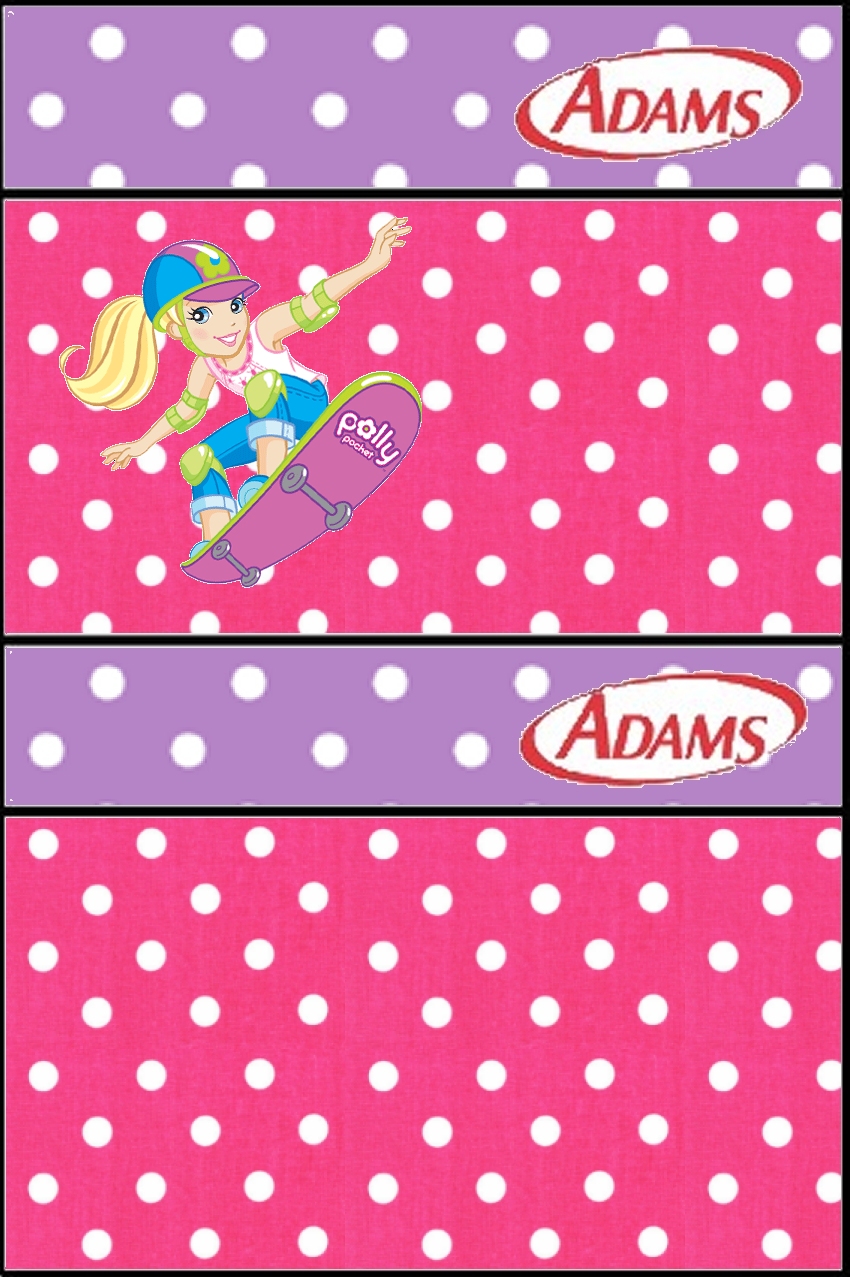 Polly Pocket in Pink and Purple: Free Printable Candy Buffet Labels ...