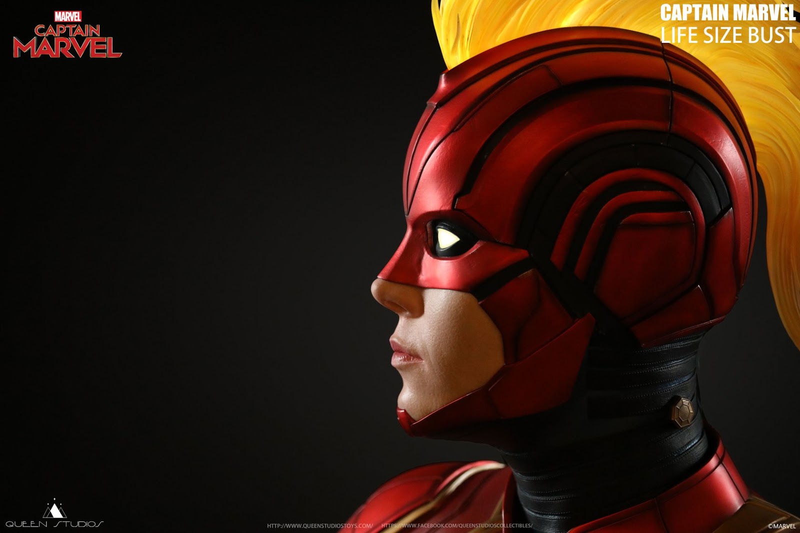 Captain Marvel Bust 1/1 (Queen Studios Collectibles)