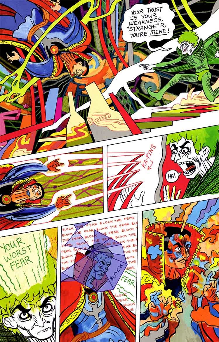 The Great Comic Book Heroes: Dash Shaw's Doctor Strange vs. Nightmare