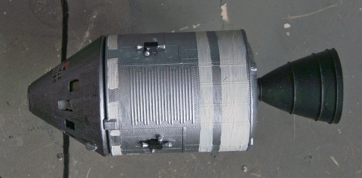 Happyscale-Modellbau: Apollo Command Module - Revell 1/100 built by ...