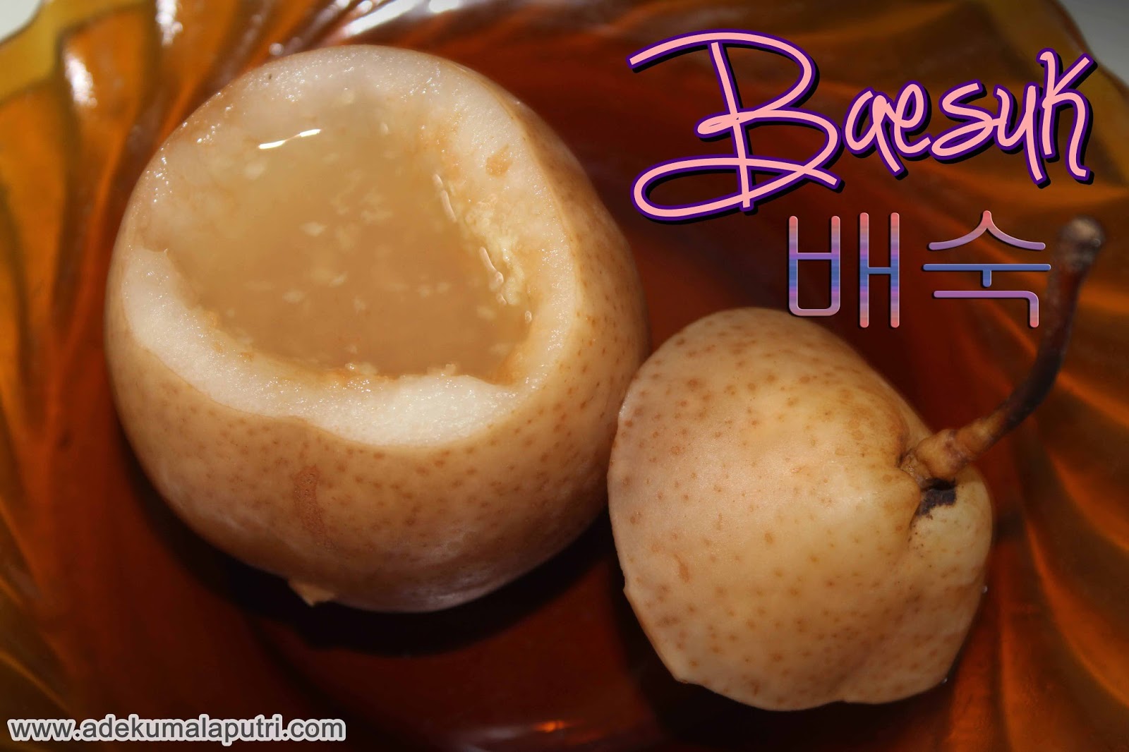 Lala's Wonderland ♥ | Beauty Blogger Indonesia: Recipe: Baesuk (배숙)