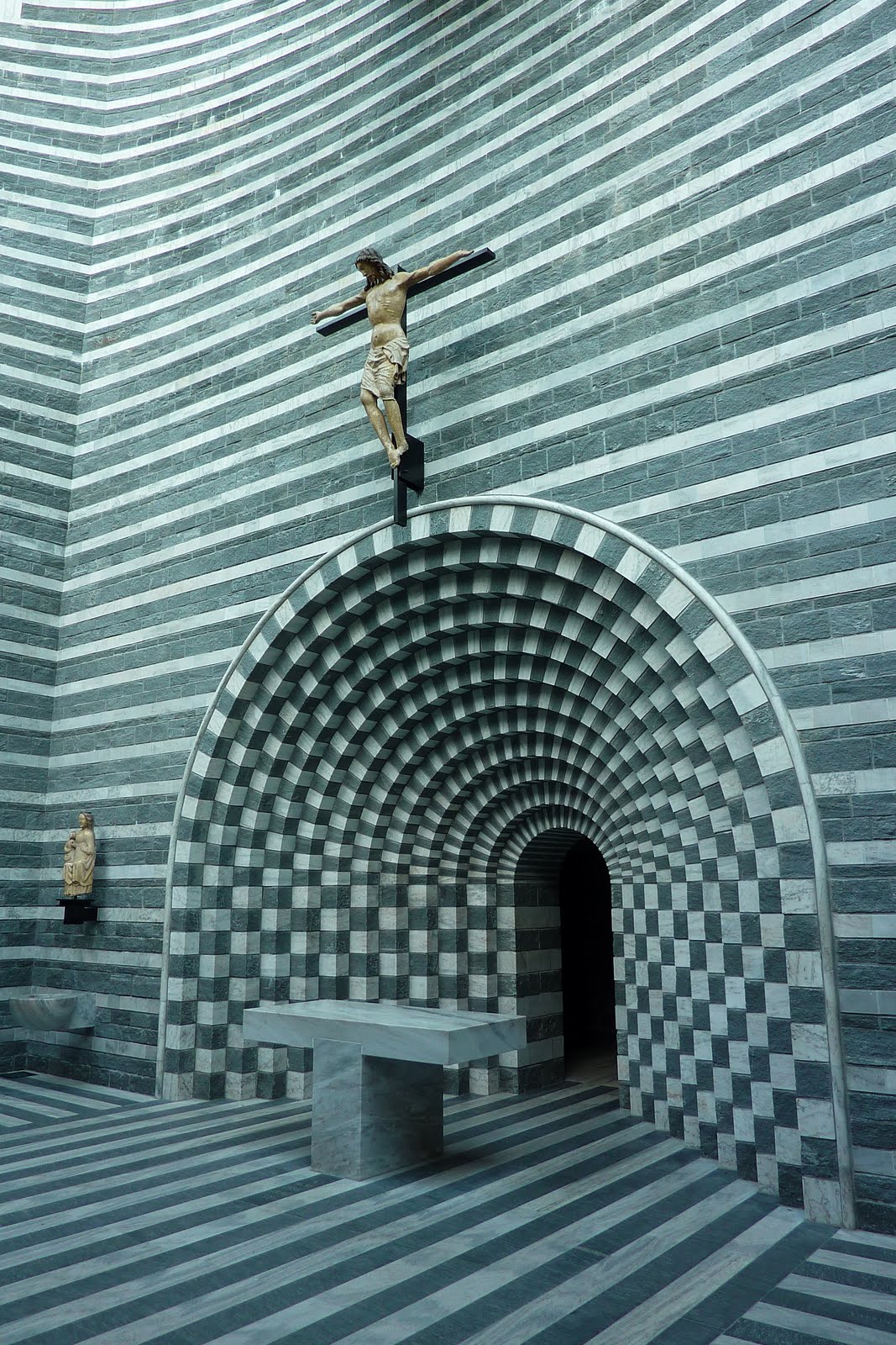 The temples of consumption: Mario Botta. Church of st joh the baptist ...