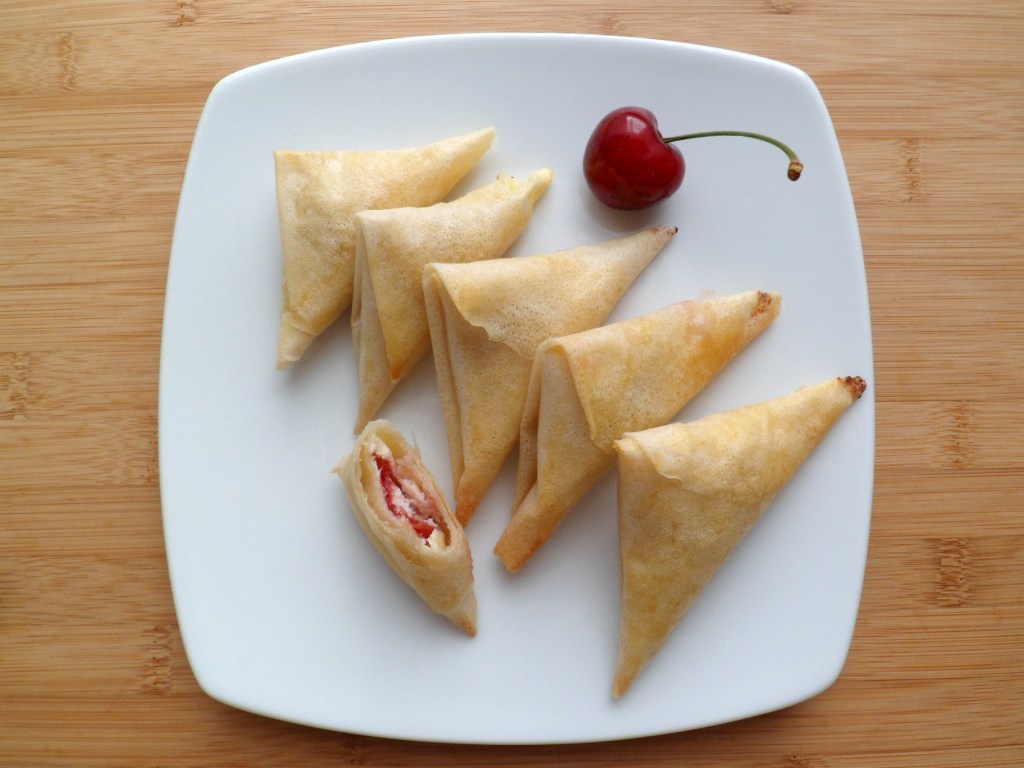 Les Crocs du Loupinet: Samoussas ricotta - cerise