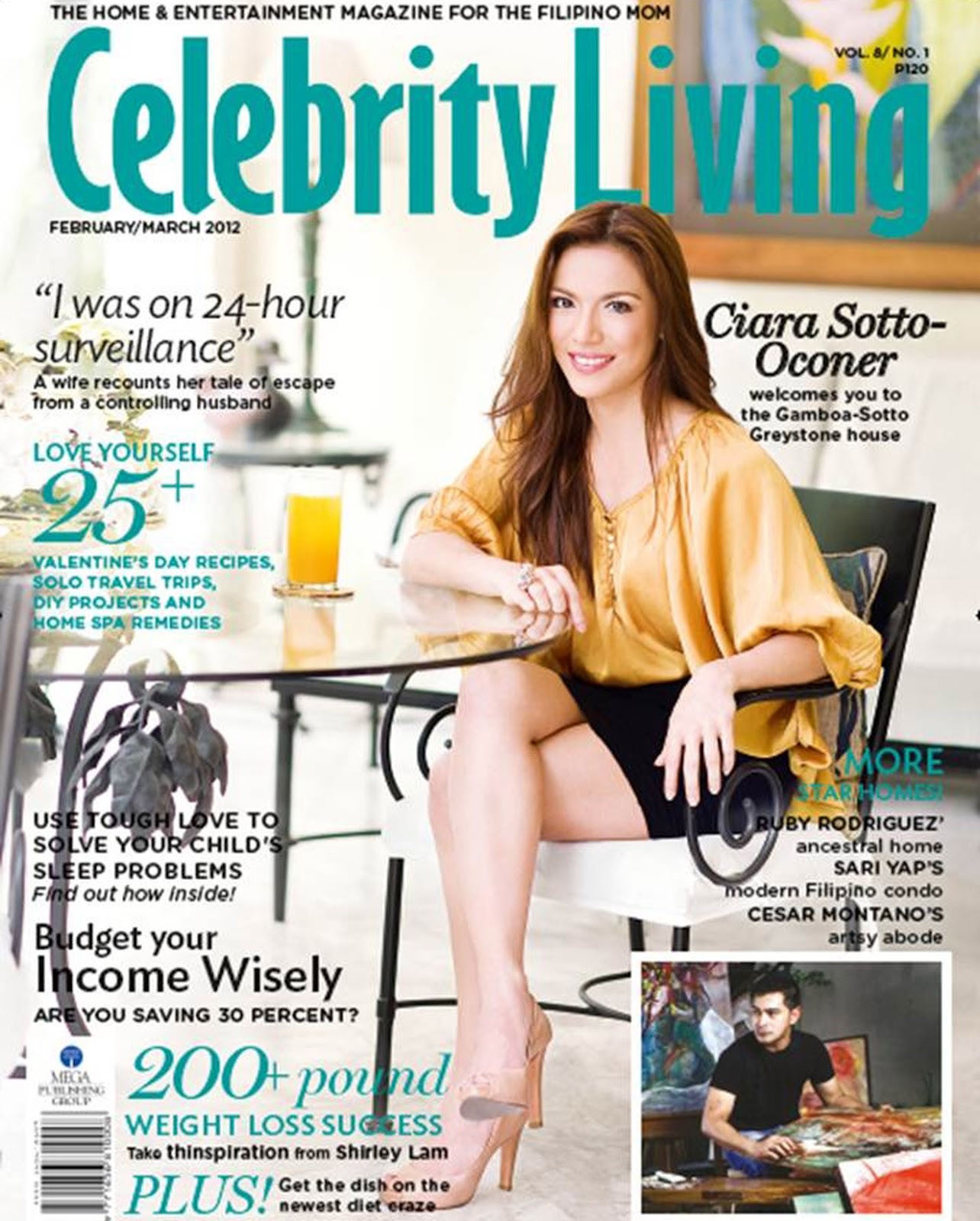 Turtz on the Go: Ciara Sotto-Oconer Covers Celebrity Living Magazine ...