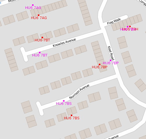 Open Maps: New postcode layer