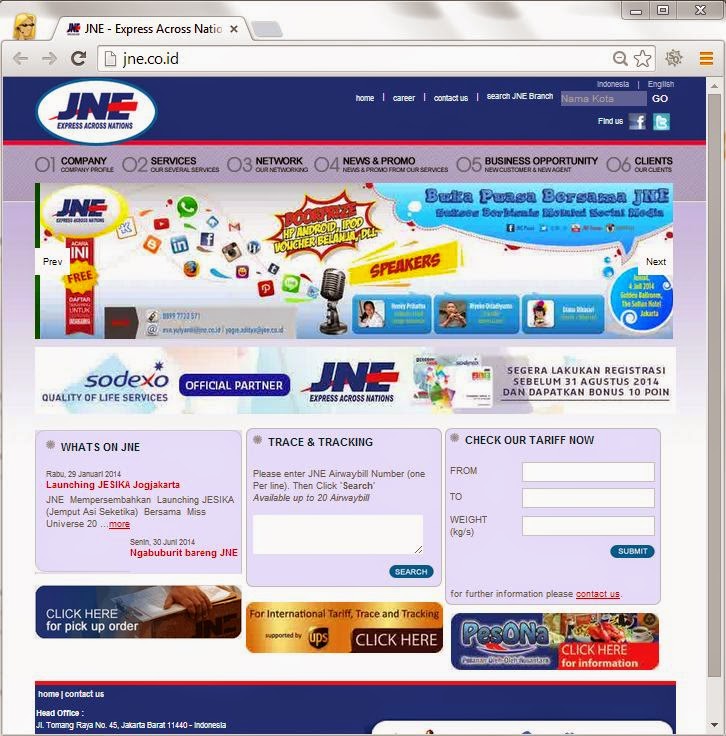 Cara Cek Resi JNE Reguler, Oke dan Yes