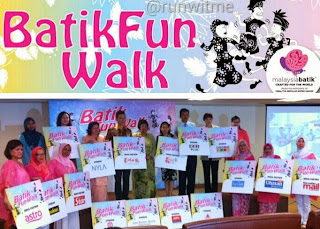 RUNNING WITH PASSION: Press Release: Batik Fun Walk 2014