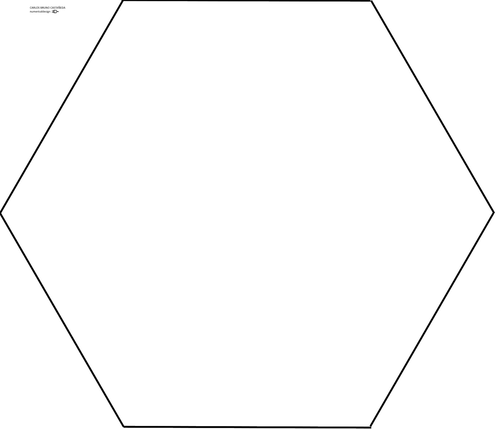 Diseños Numéricos: EXÁGONOS 00