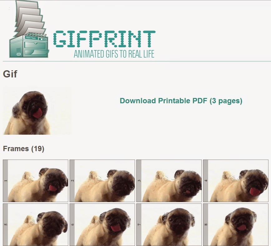 Tecnología habitual: Imprimir un gif animado
