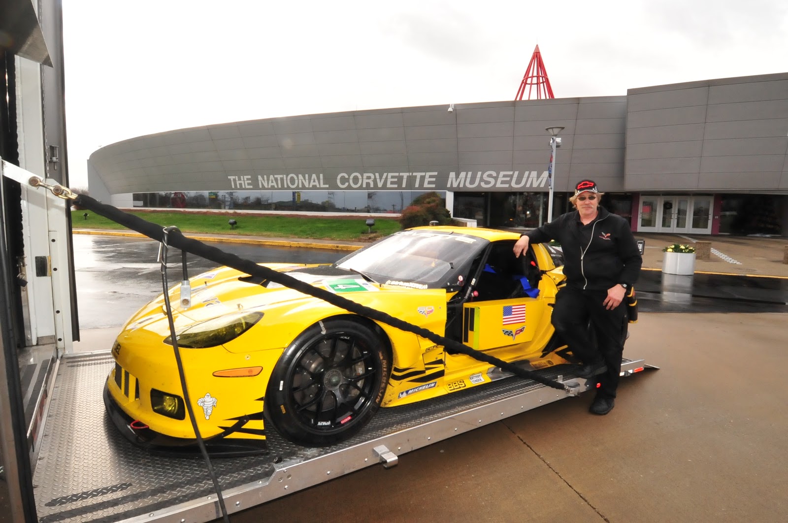 National Corvette Museum: Corvette Racing #4 Hauler Pits at NCM