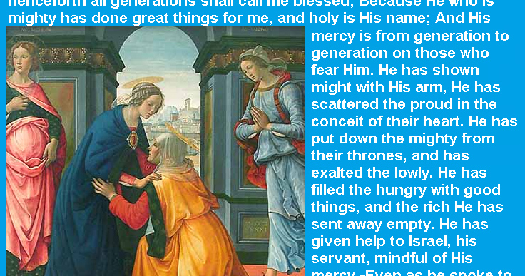 CATHOLICITYBLOG: THE MAGNIFICAT