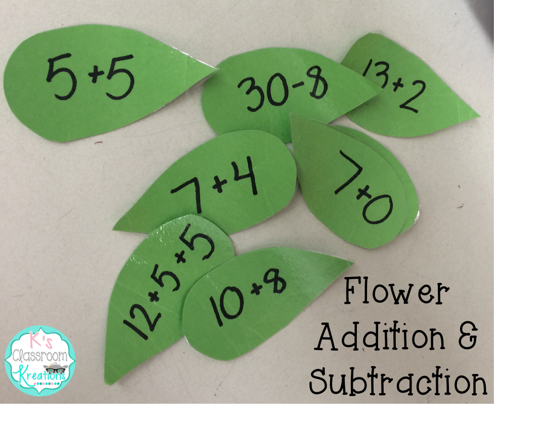 Math Tip Monday-Spring Math Ideas | K's Classroom Kreations