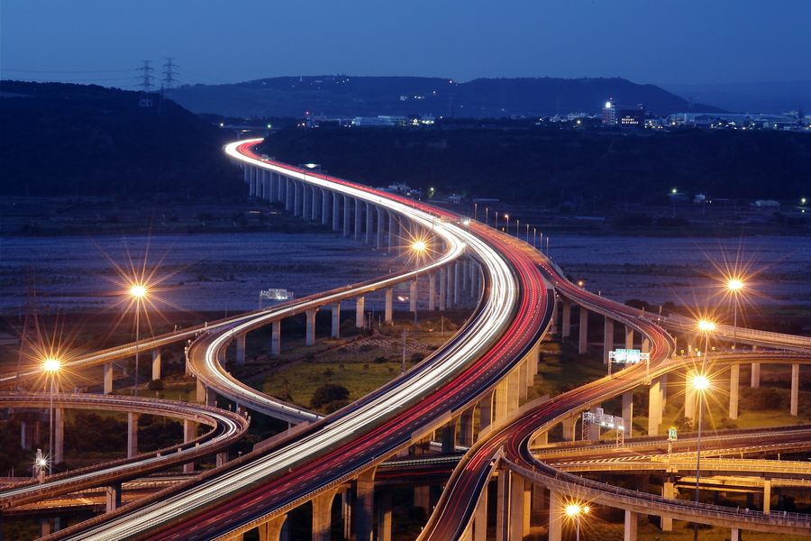 Most Beautiful Pictures: Taiwan freeway!
