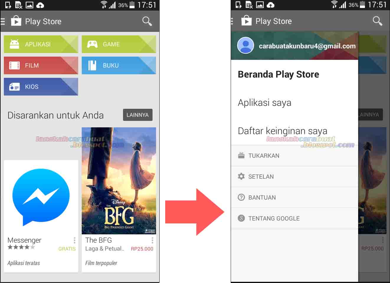 langkah-langkah membuat akun google