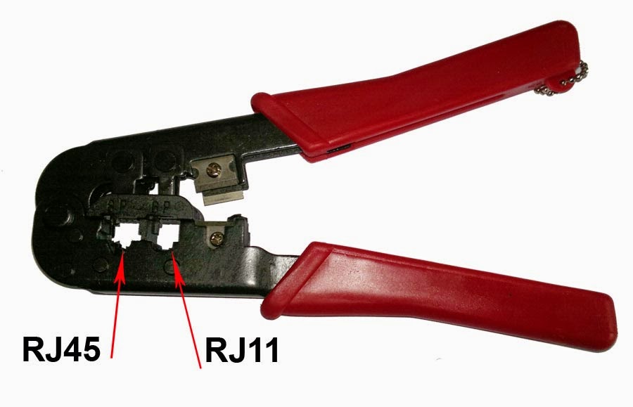 RJ-45 Straight Over and Cross Over Connector Making Standard Color Code ...